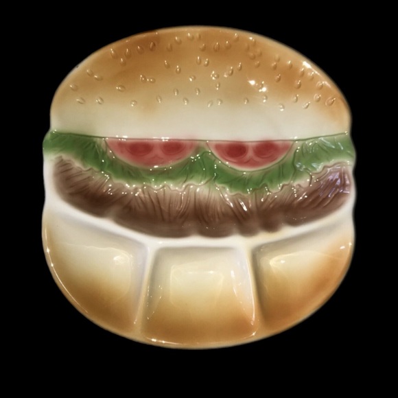 MSR Import | Dining | Vintage Msr Import Cheeseburger Divided Serving ...
